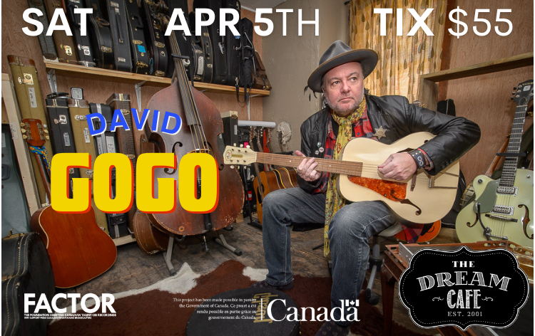 David Gogo and his Band *4 seats left* Tickets | The Dream Café