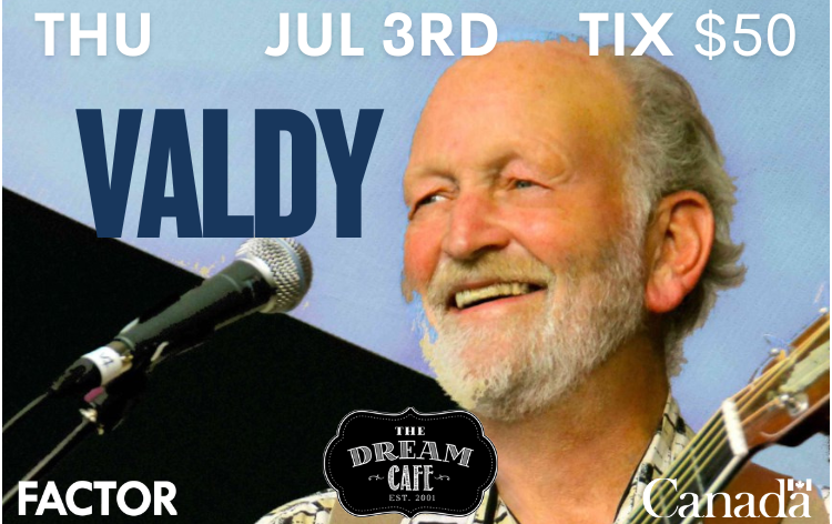 Valdy *Sold Out* Tickets | The Dream Café