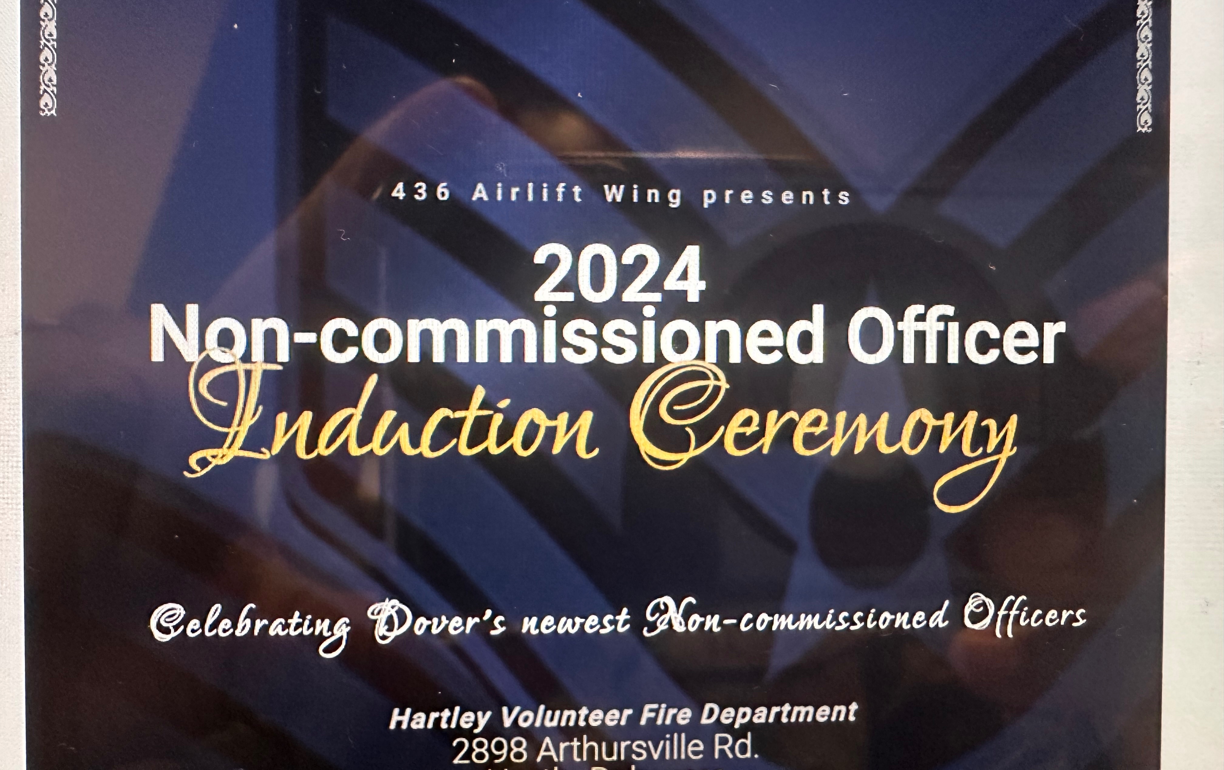 Non-commissioned Officer Induction Ceremony Tickets | doverairbase56