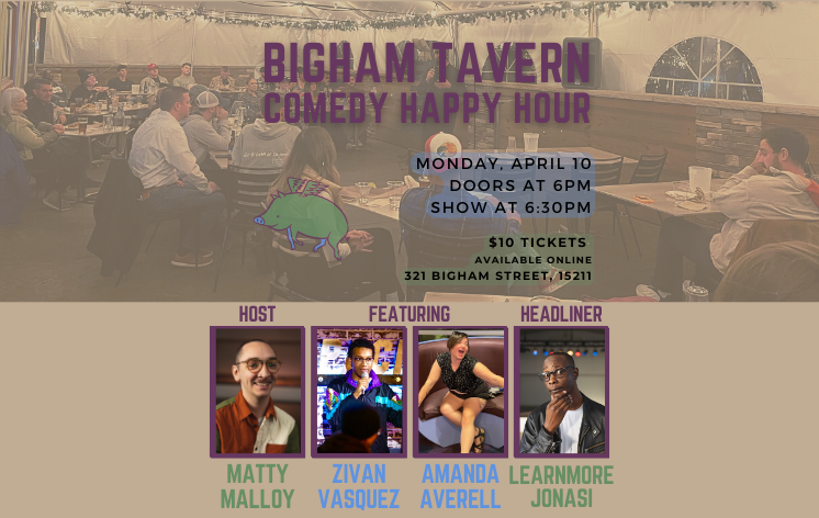 Bigham Tavern Comedy Happy Hour Tickets | Matty Malloy Presents