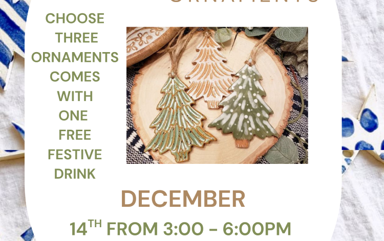 Mud & Meadows: Stone Silo Christmas Ornaments Class Tickets | Mud & Meadows