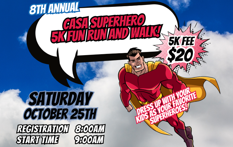 CASA Superhero Fun Run Tickets | Lassen Family Service