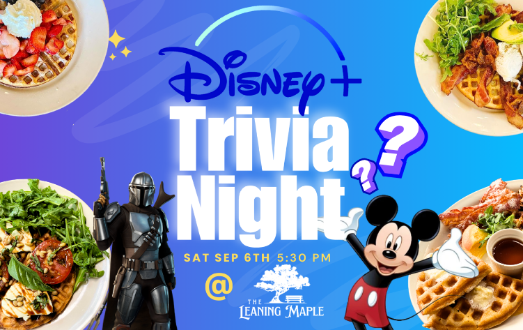 Disney/Starwars/Marvel Trivia Night at The Leaning Maple Tickets | The ...