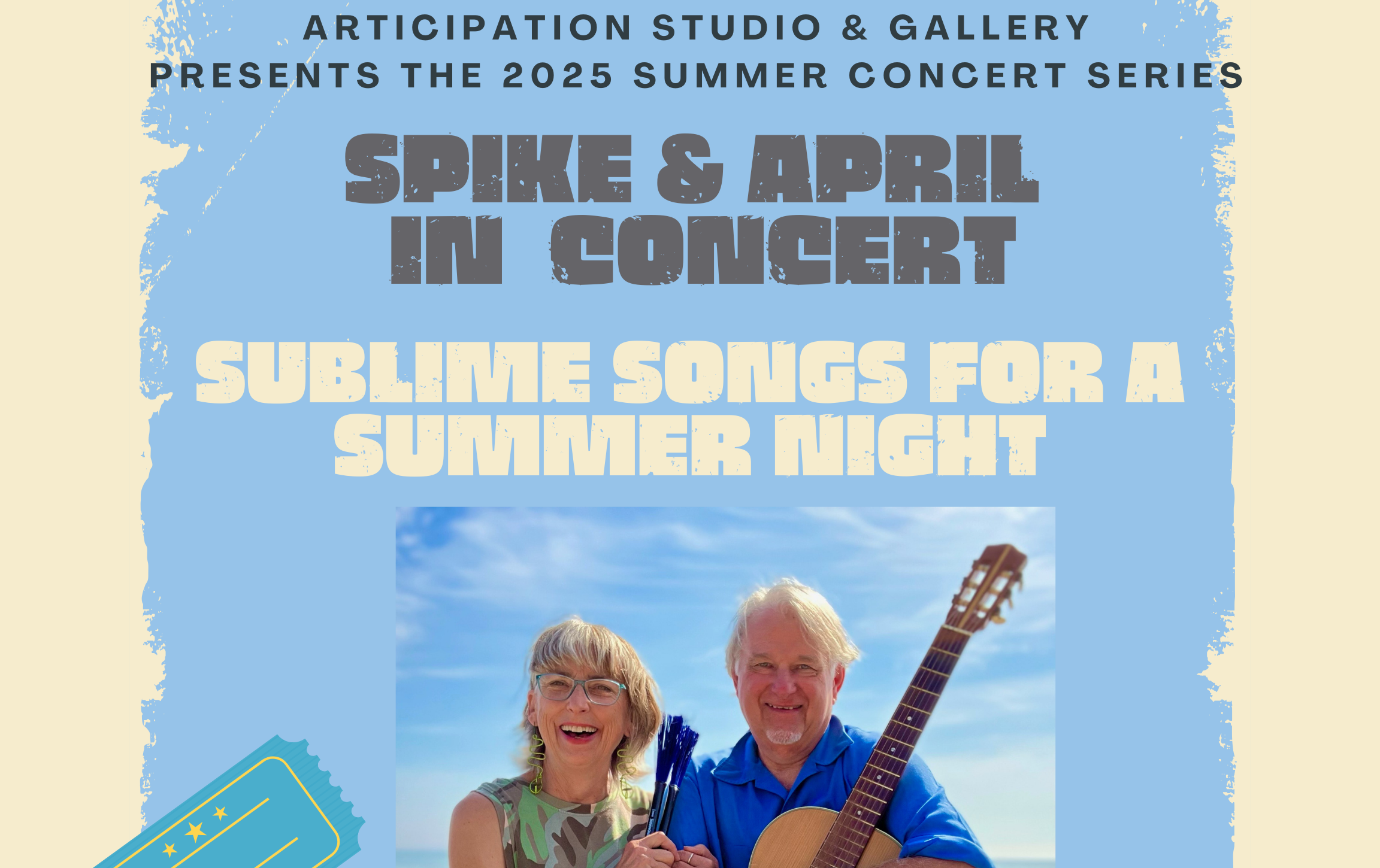 SPIKE & APRIL IN CONCERT: SUBLIME SONGS FOR A SUMMER NIGHT Tickets ...