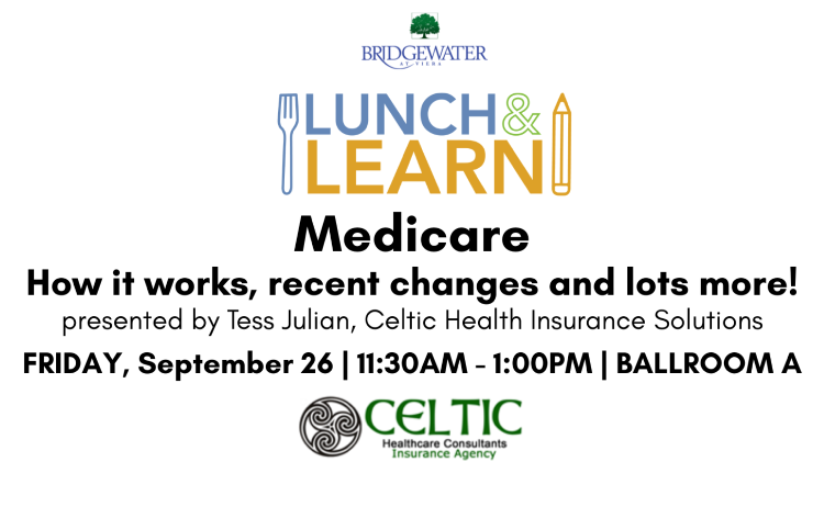 Lunch and Learn with Celtic Healthcare Tickets | Bridgewater at Viera
