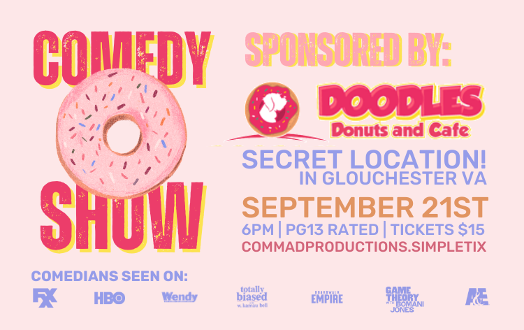 Gloucester Comedy | Frigolette | Martinez Tickets | Comma, D Productions