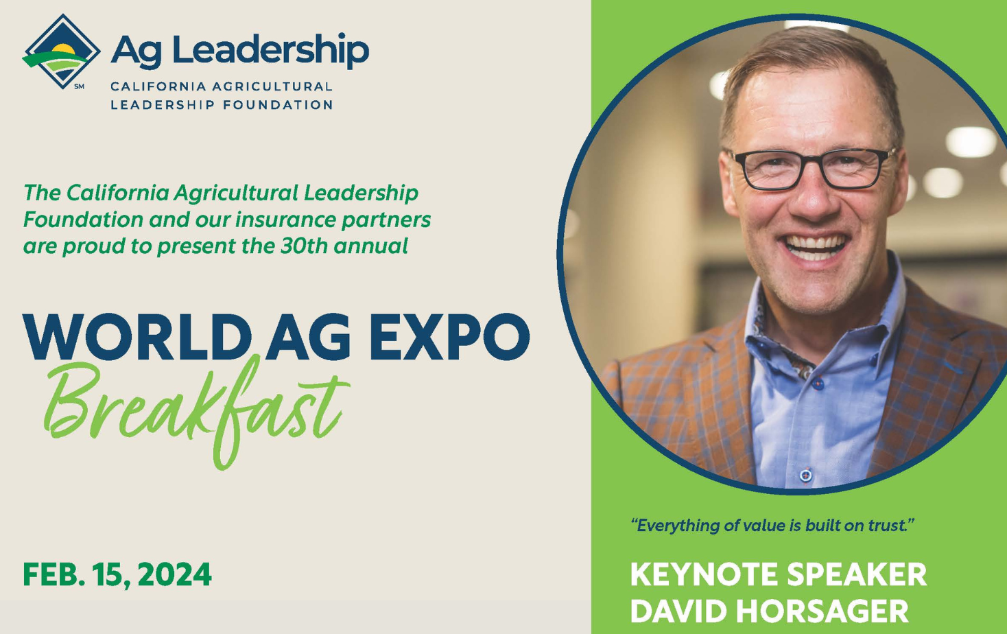 30th Annual World Ag Expo Breakfast Tickets | California Agricultural ...