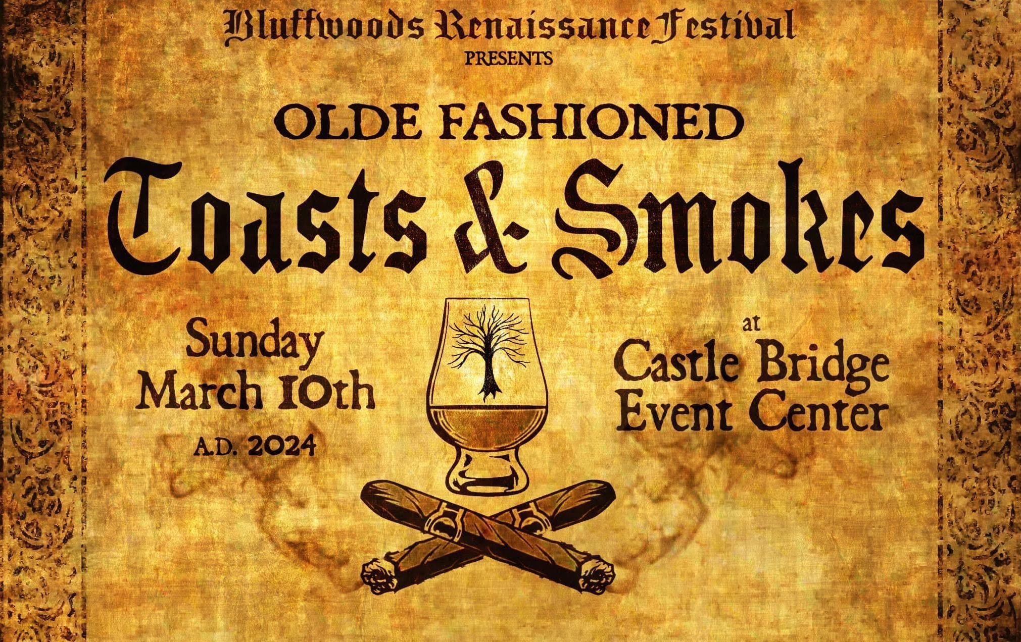 Olde Fashioned Toast & Smokes: A Whiskey Tasting for the Ages Tickets ...