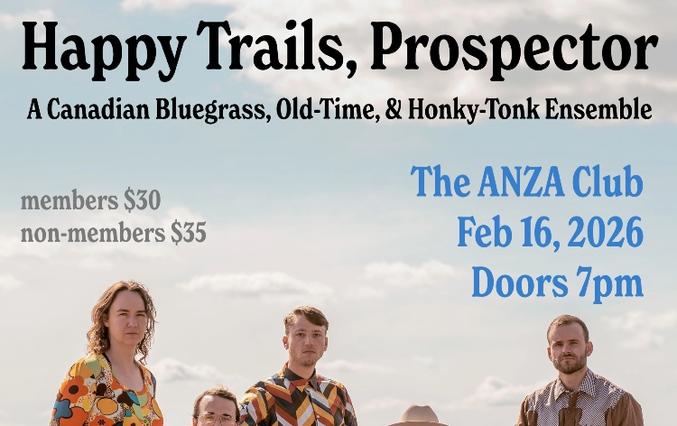Happy Trails, Prospector Tickets | Pacific Bluegrass and Old-Time Music ...