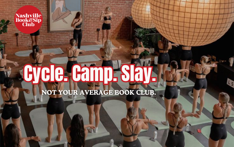 Wellness Event: Cycle, Camp & Slay Tickets | Nashville Book and Sip Club