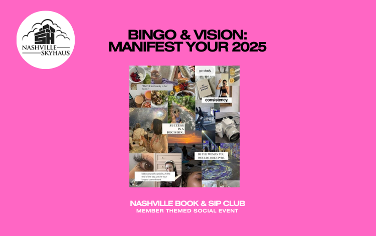 Bingo & Vision Social: Manifest your 2025 Tickets | Nashville Book and ...