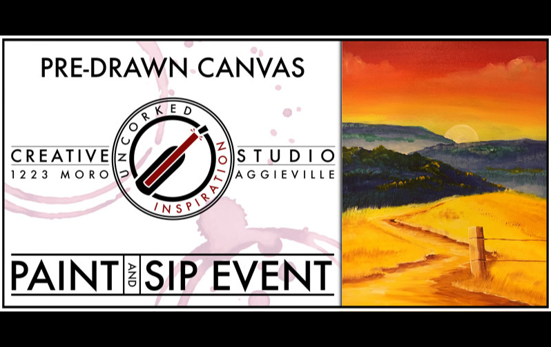 Paint & Sip | Konza Path Tickets | Uncorked Inspiration