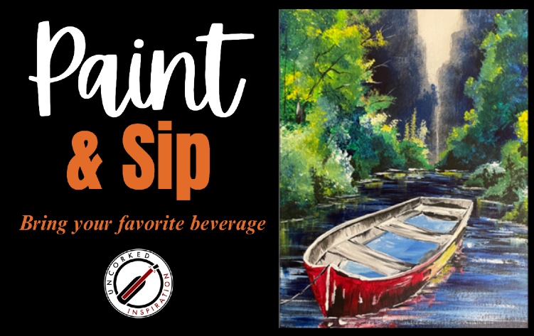 Paint & Sip | Boat Abandoned Tickets | Uncorked Inspiration