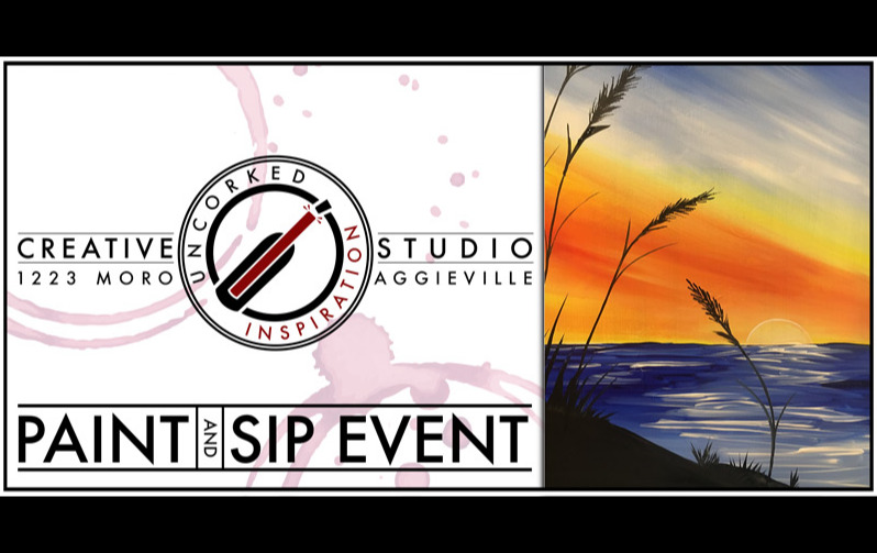 Paint & Sip | Tuttle Creek Sunset Tickets | Uncorked Inspiration