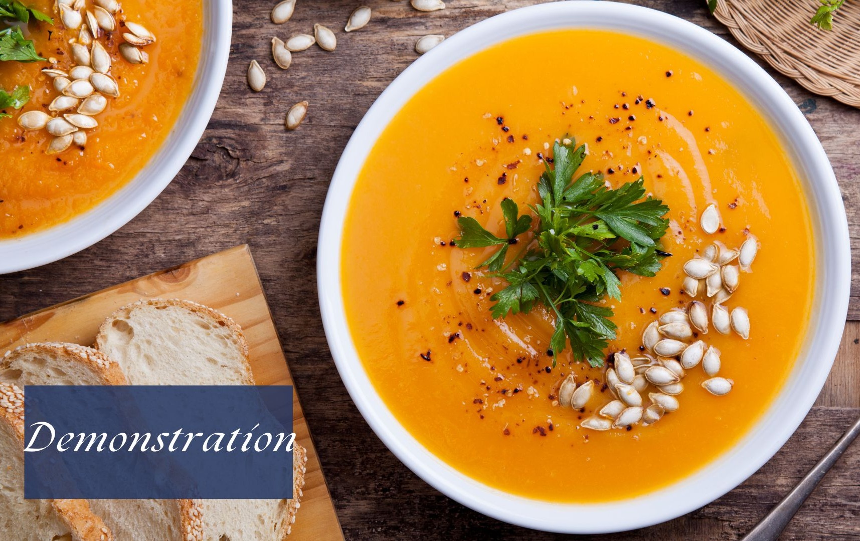 Thyme for a Taste: Spicy Pumpkin Soup Tickets | No Thyme to Cook