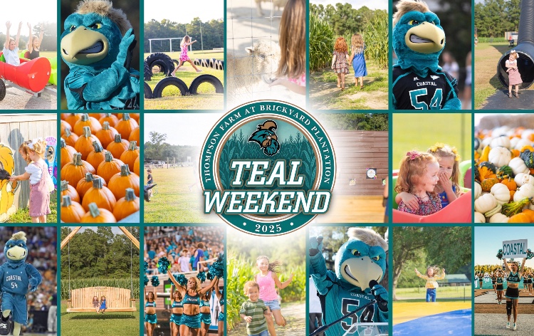 CCU Teal Weekend at Thompson Farm! Tickets | Thompson Farm and Nursery, LLC
