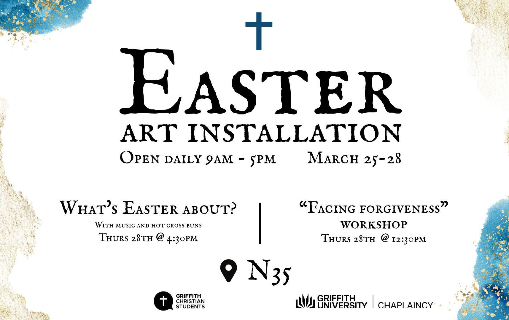 Easter Art installation & Events Tickets | Griffith Chaplaincy