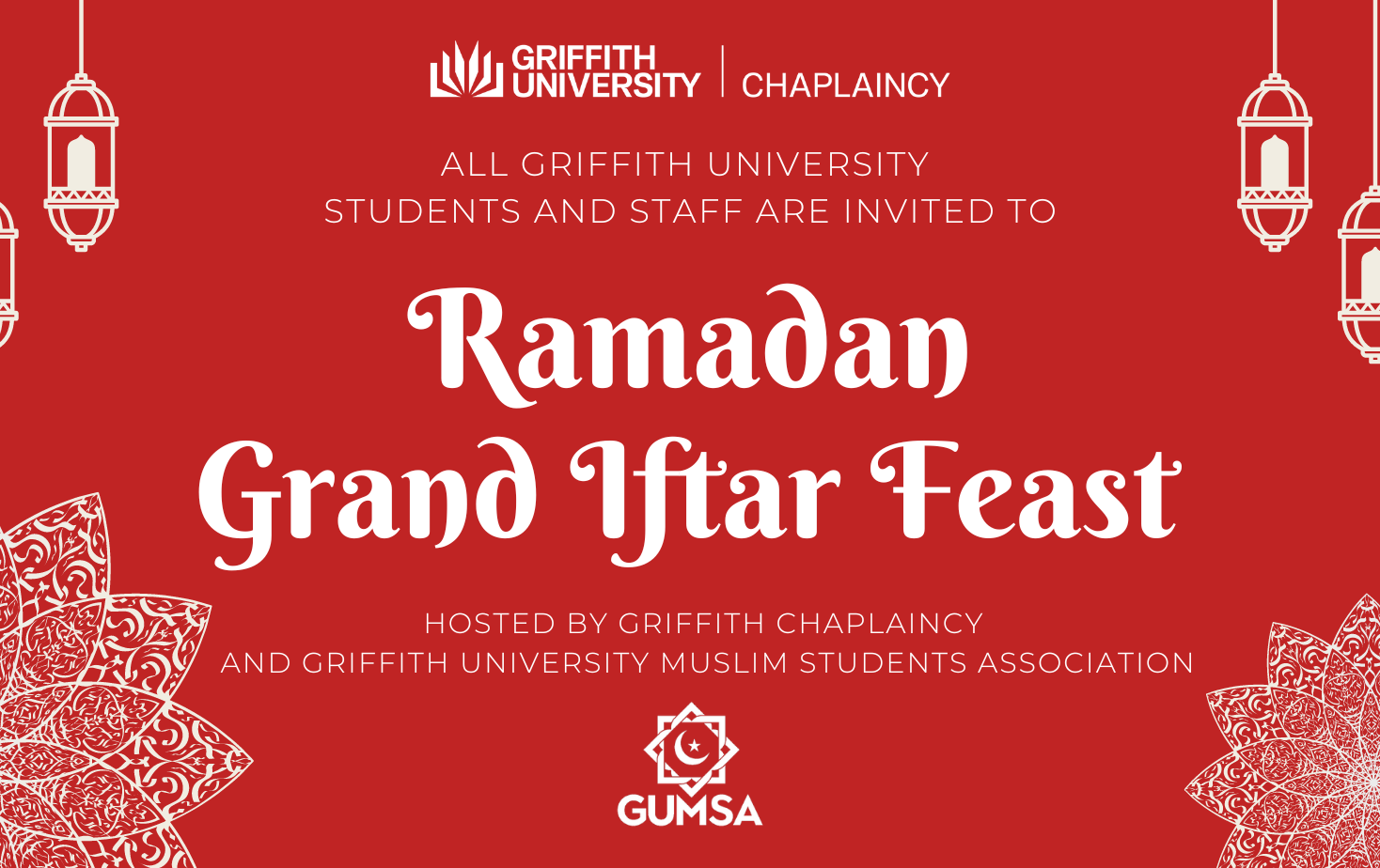 Gold Coast - Grand Iftar Feast - Archived Tickets | Griffith Chaplaincy