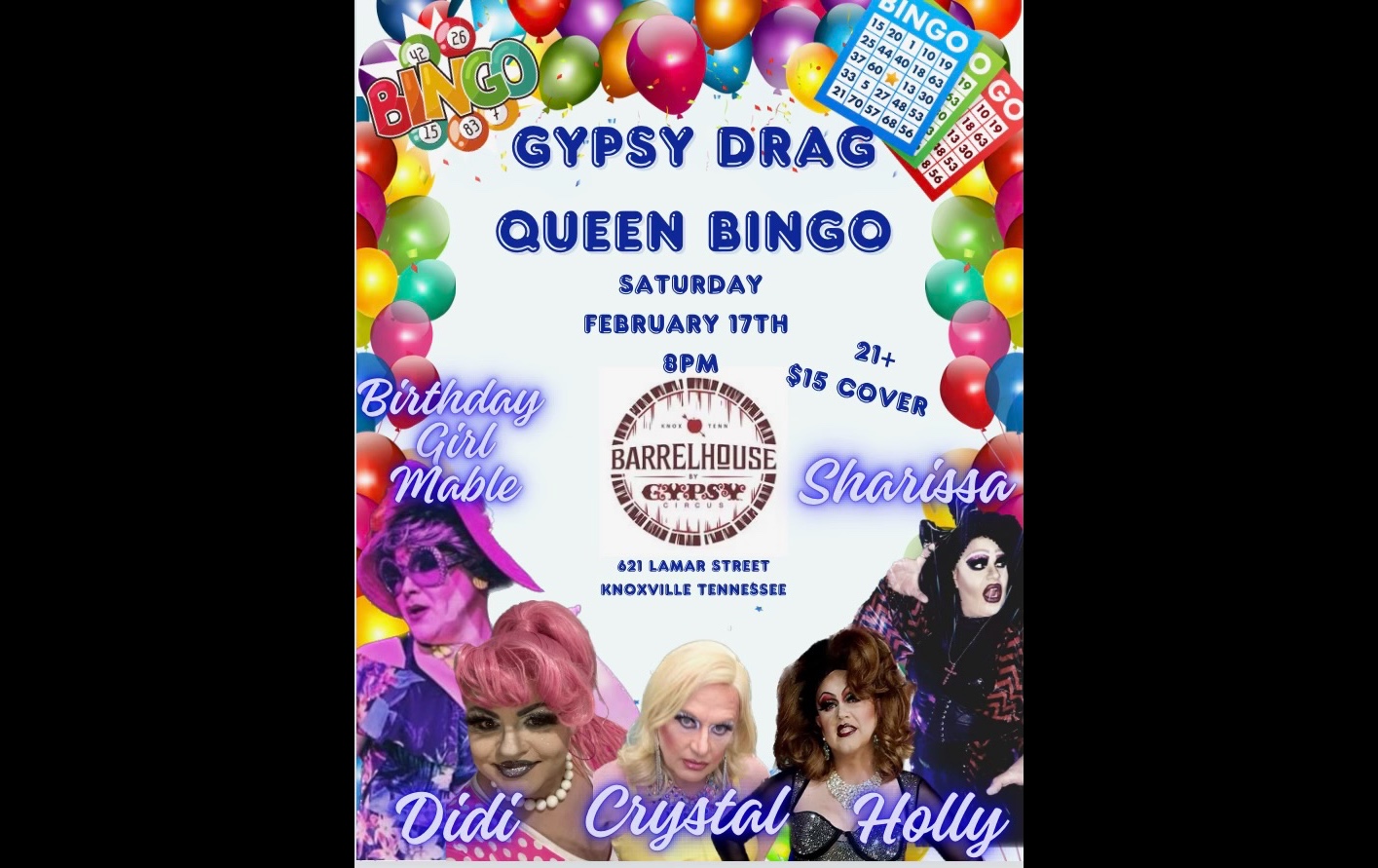Gypsy Queen's Drag Bingo Tickets | Barrelhouse by Gypsy Circus