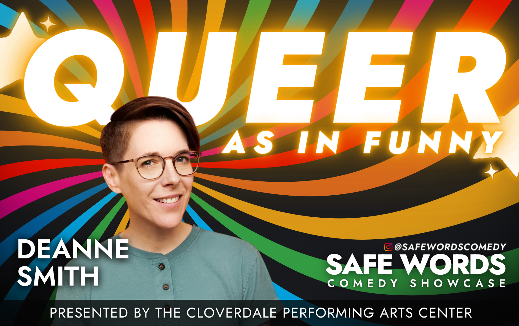 Safe Words Queer Comedy Showcase! Tickets | Cloverdale Performing Arts ...