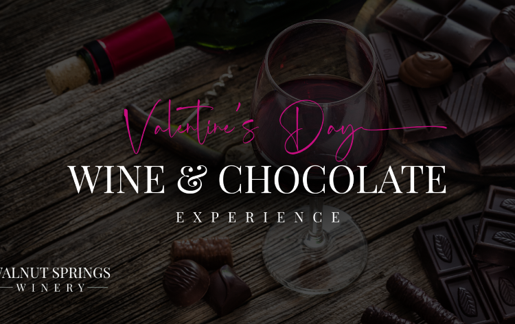 Chocolate Experience - VDAY (3) Tickets | Walnut Springs Winery