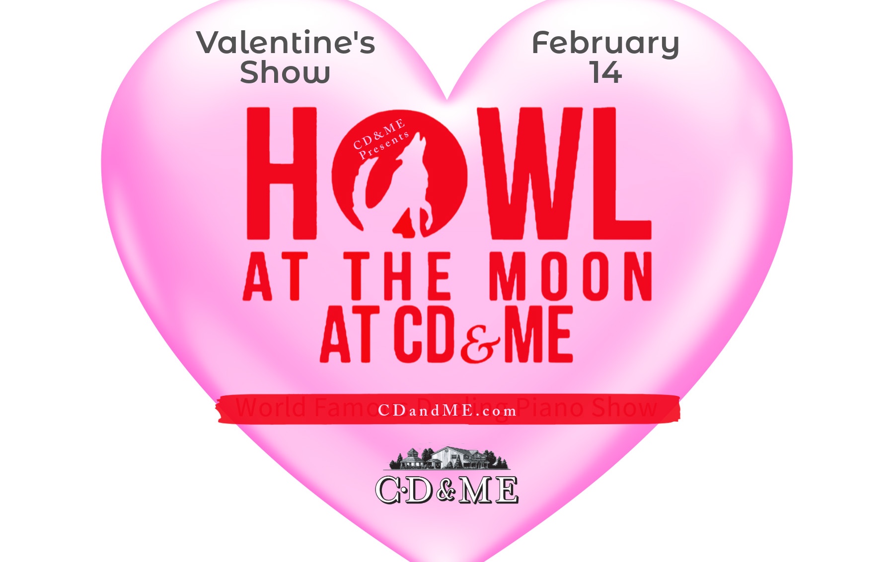 HOWL AT THE MOON AT CD&ME 2/14/26 Tickets | CD AND ME INC
