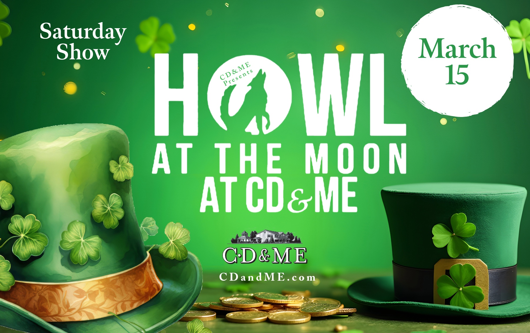 HOWL AT THE MOON AT CD&ME 3/14/26 Tickets | CD AND ME INC