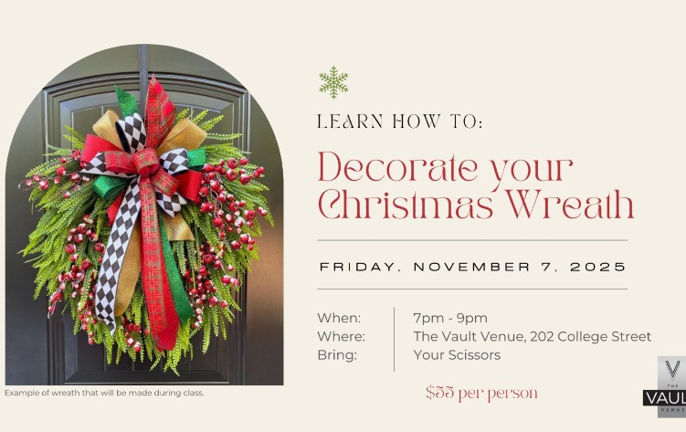 Holiday Wreath Making Class Tickets | Hometown Magazines/GreenStream ...
