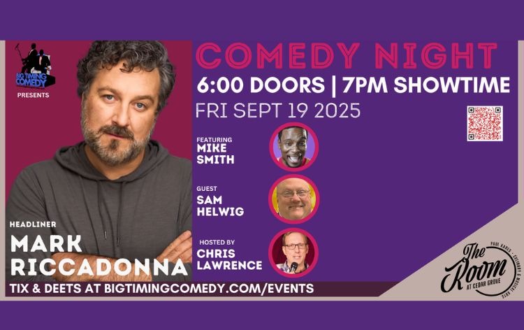 SOLD-OUT! Big Timing Comedy: A Night of Comedy and Music at The Room ...