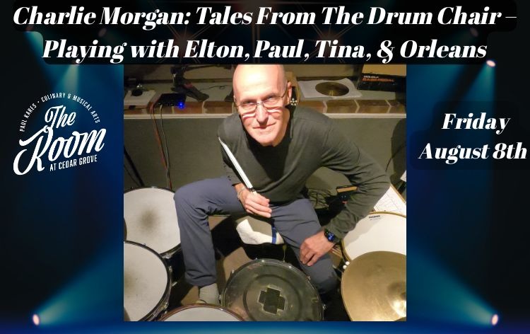 Sold-out Charlie Morgan: Tales From The Drum Chair – Playing with Elton ...