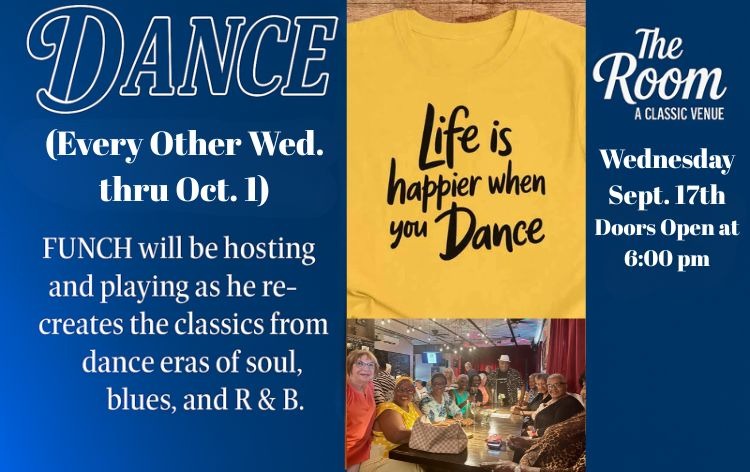 SOLD-OUT! DANCE - September 17th at The Room at Cedar Grove Tickets ...