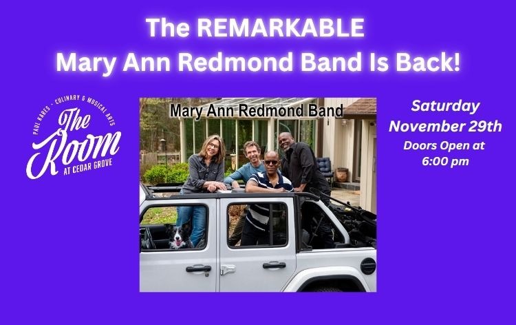 The REMARKABLE Mary Ann Redmond Band Is Back! Tickets | Paul Kares