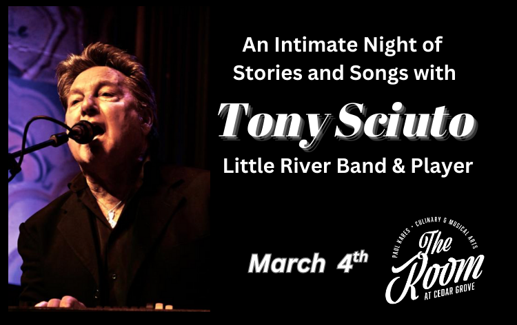 SOLD-OUT! An Intimate Evening with Tony Sciuto Tickets | Paul Kares