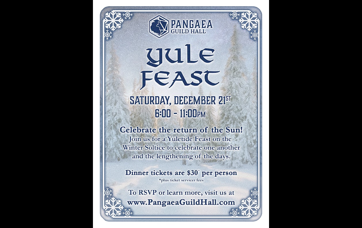Yule Feast Tickets | Pangaea Guild Hall
