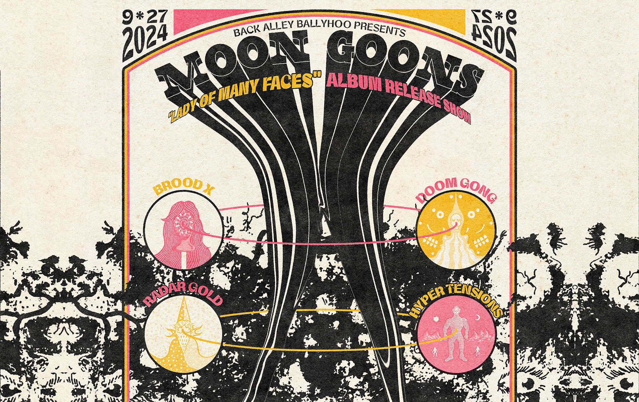 Moon Goons "Lady of Many Faces" Album Release Show Tickets | Square Cat Vinyl