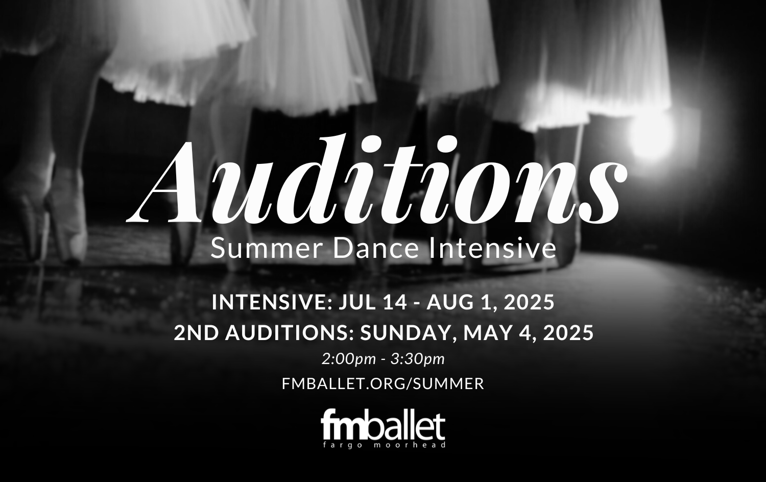 Summer Intensive 2025 Auditions 2 Tickets | Fargo-Moorhead Ballet