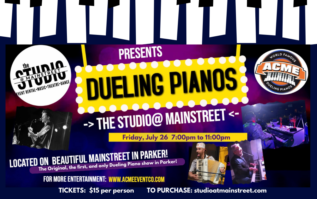 ACME DUELING PIANO SHOW @ The Studio - Archived Tickets | Studio@Mainstreet