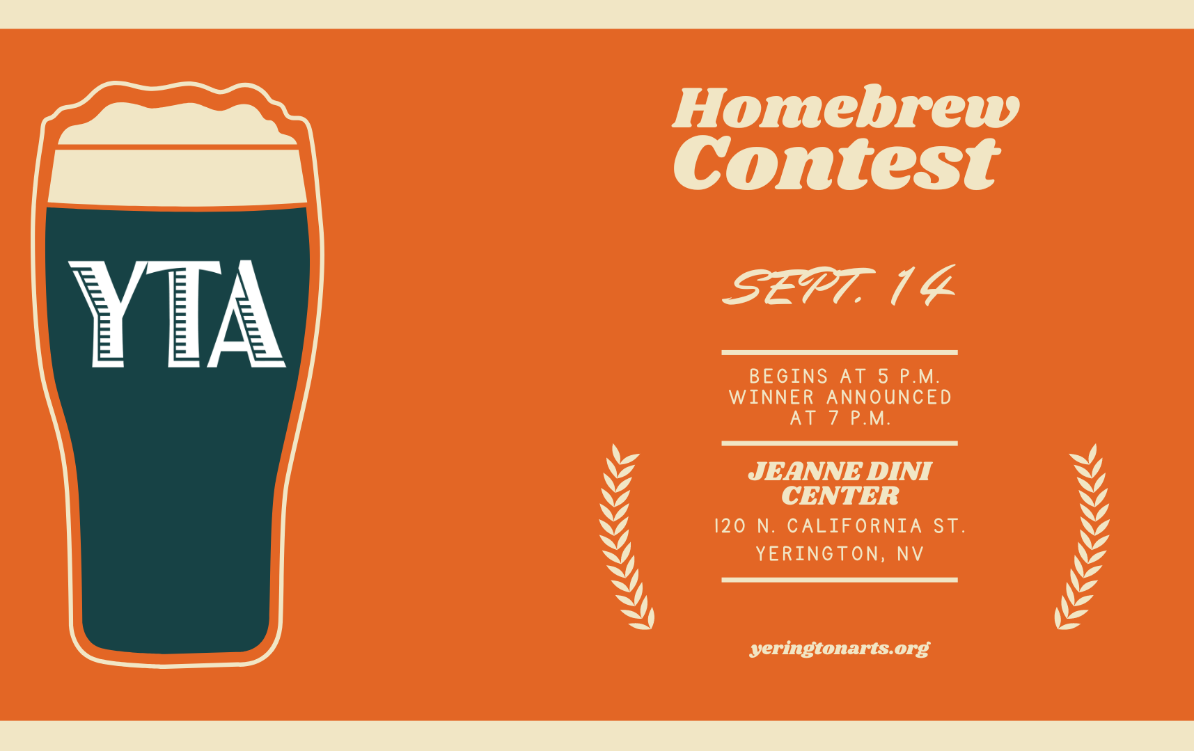 Annual YTA Homebrew Contest Tickets | Yerington Theater For The Arts