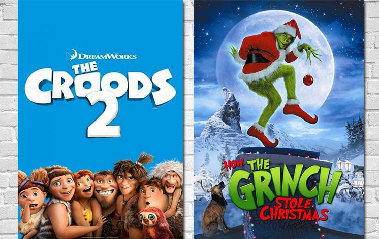 The Croods: A New Age + How the Grinch Stole Christmas (2000)
