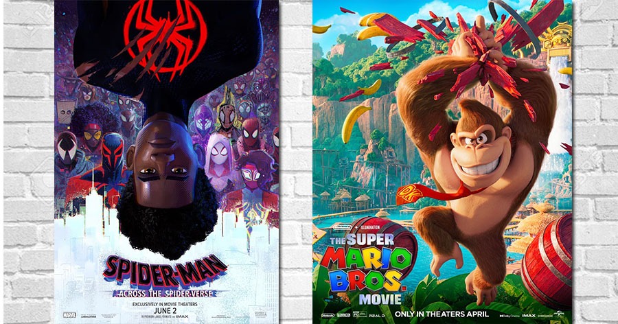 Spider-Man: Across the Spider-Verse with The Super Mario Bros. Movie ...