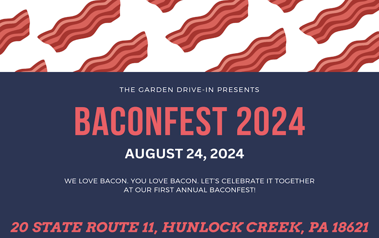 2024 Baconfest Vendor Registration Tickets | Garden Drive In
