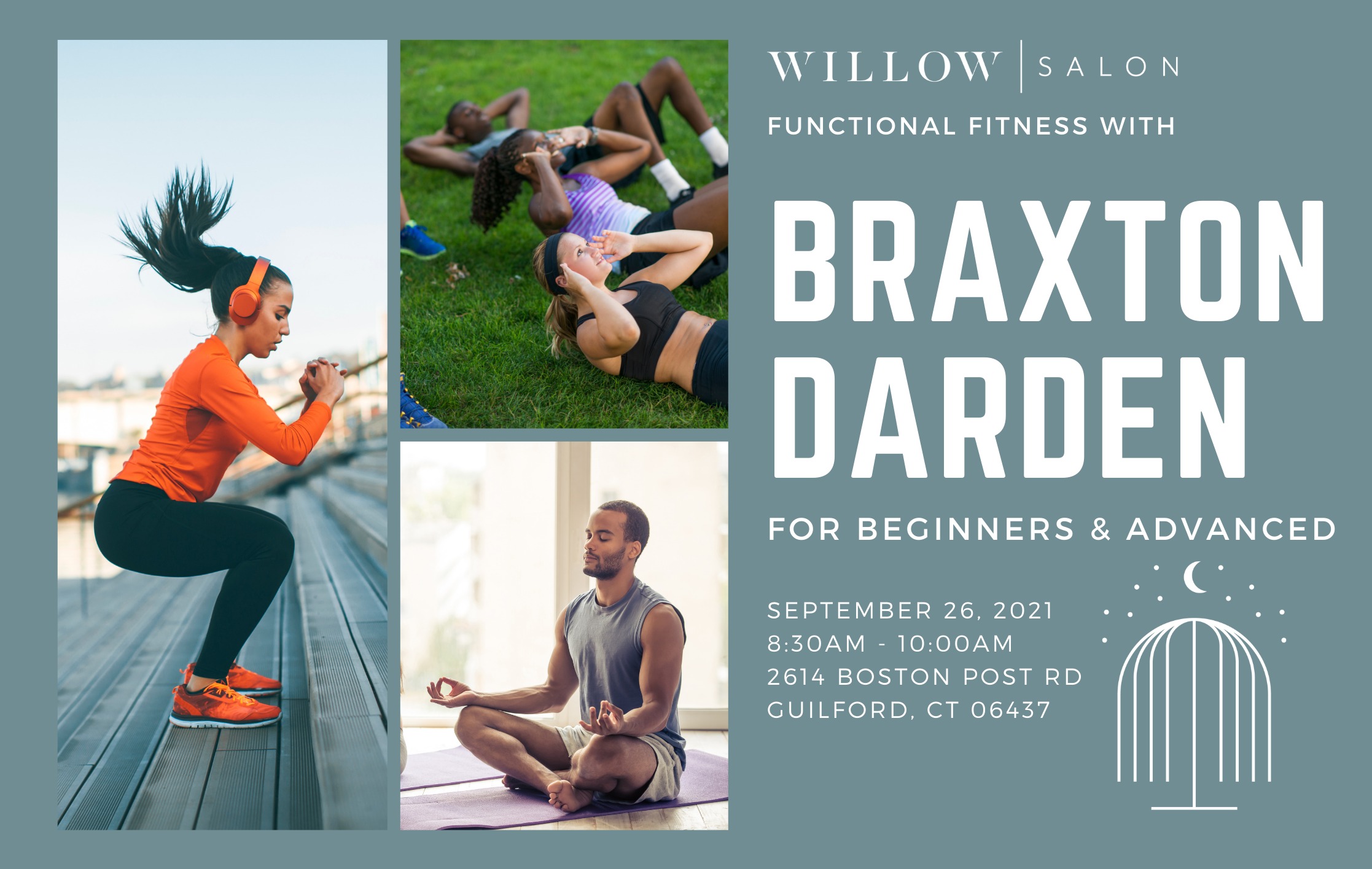 Functional Training with Braxton Darden Tickets | Willow Salon