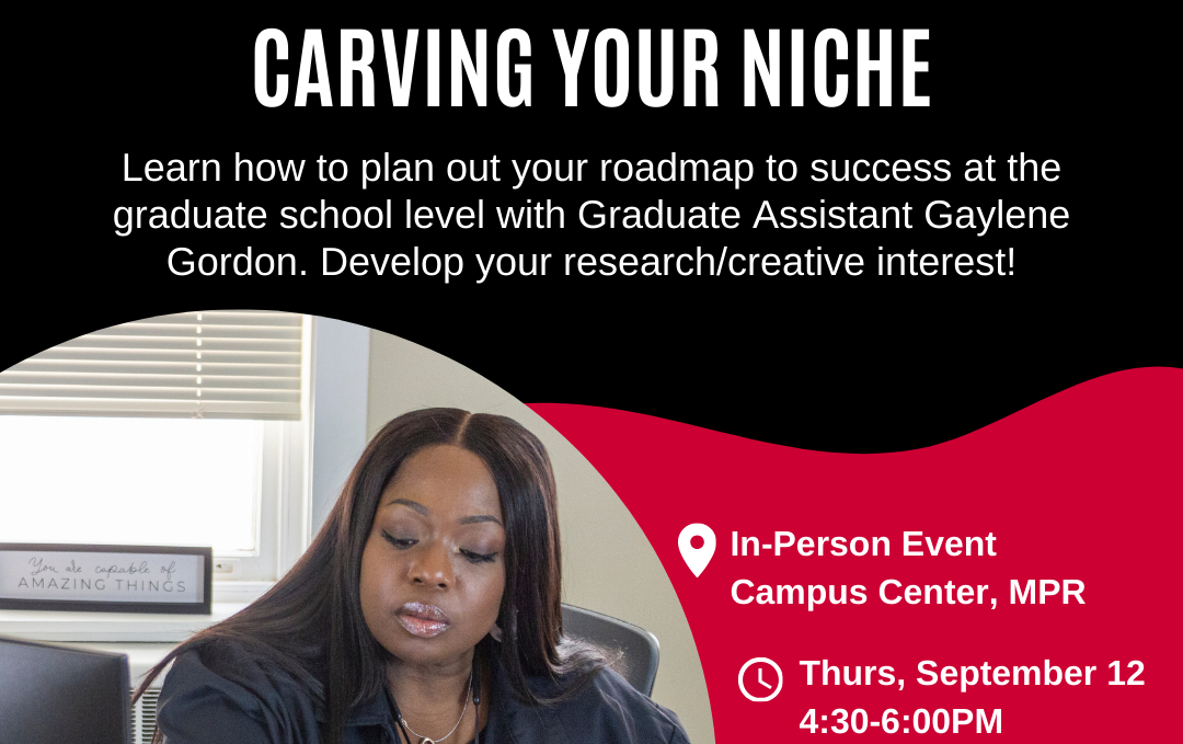 Grad Student Reception: Carving Your Niche Tickets ...