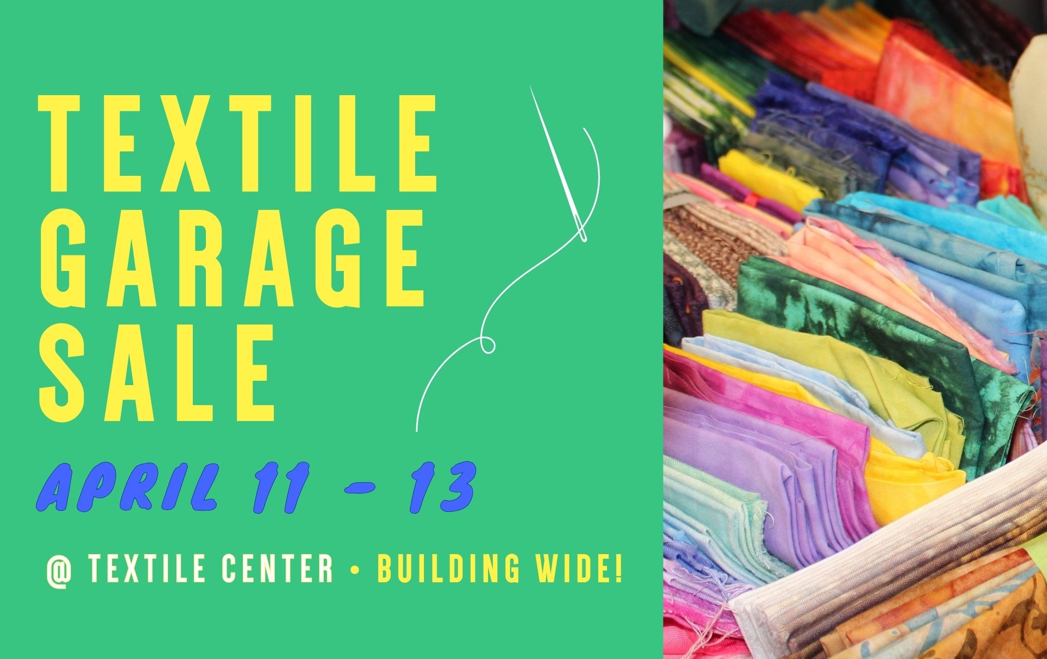 Textile Center September 2025 Garage Sale Tickets | Textile Center of ...