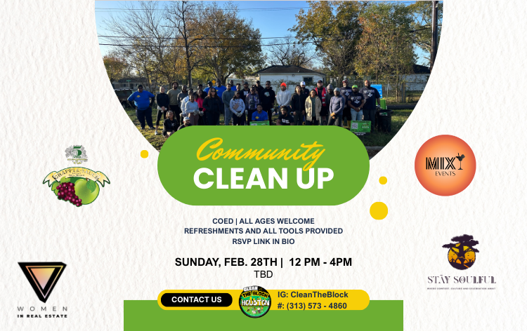 February Clean The Block - Houston Clean Up & Revitalization Tickets ...