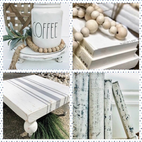 Farmhouse Books, Risers & Beaded Garland Workshop