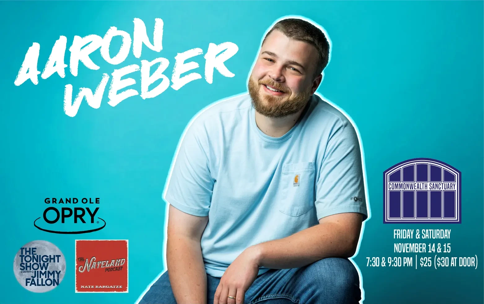 AARON WEBER presented by Commonwealth Comedy Club Tickets ...