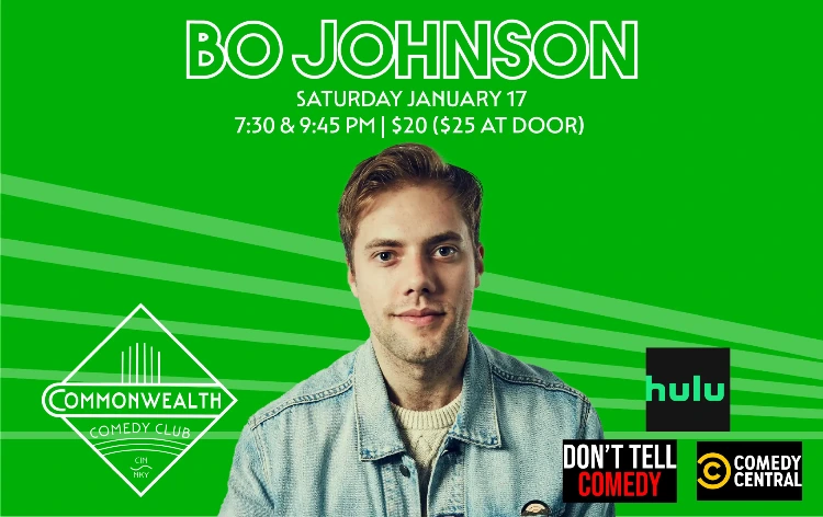BO JOHNSON presented by Commonwealth Comedy Club Tickets | Commonwealth ...