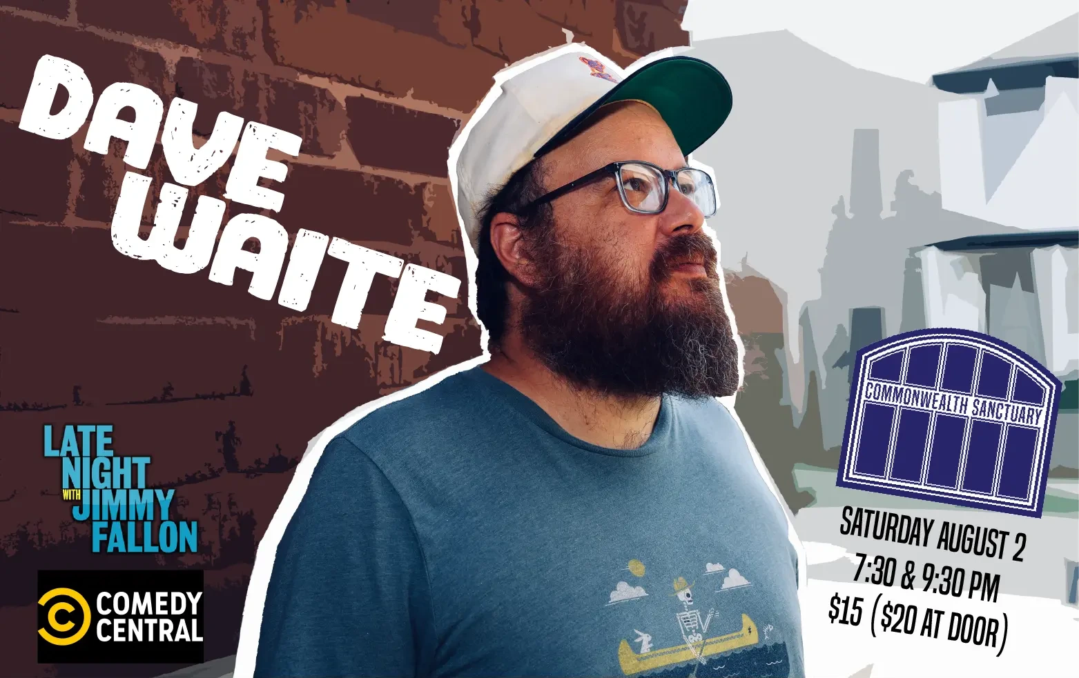DAVE WAITE presented by Commonwealth Comedy Club Tickets | Commonwealth ...