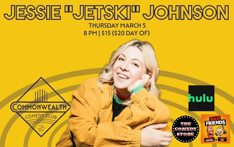 JESSIE "JETSKI" JOHNSON presented by Commonwealth Comedy Club Tickets ...